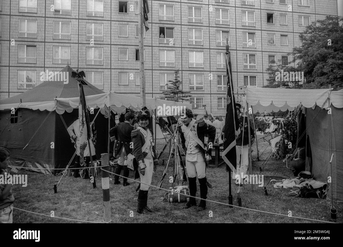 GDR, Berlin, 04. 07. 1987, parade for the 750th anniversary of Berlin ...