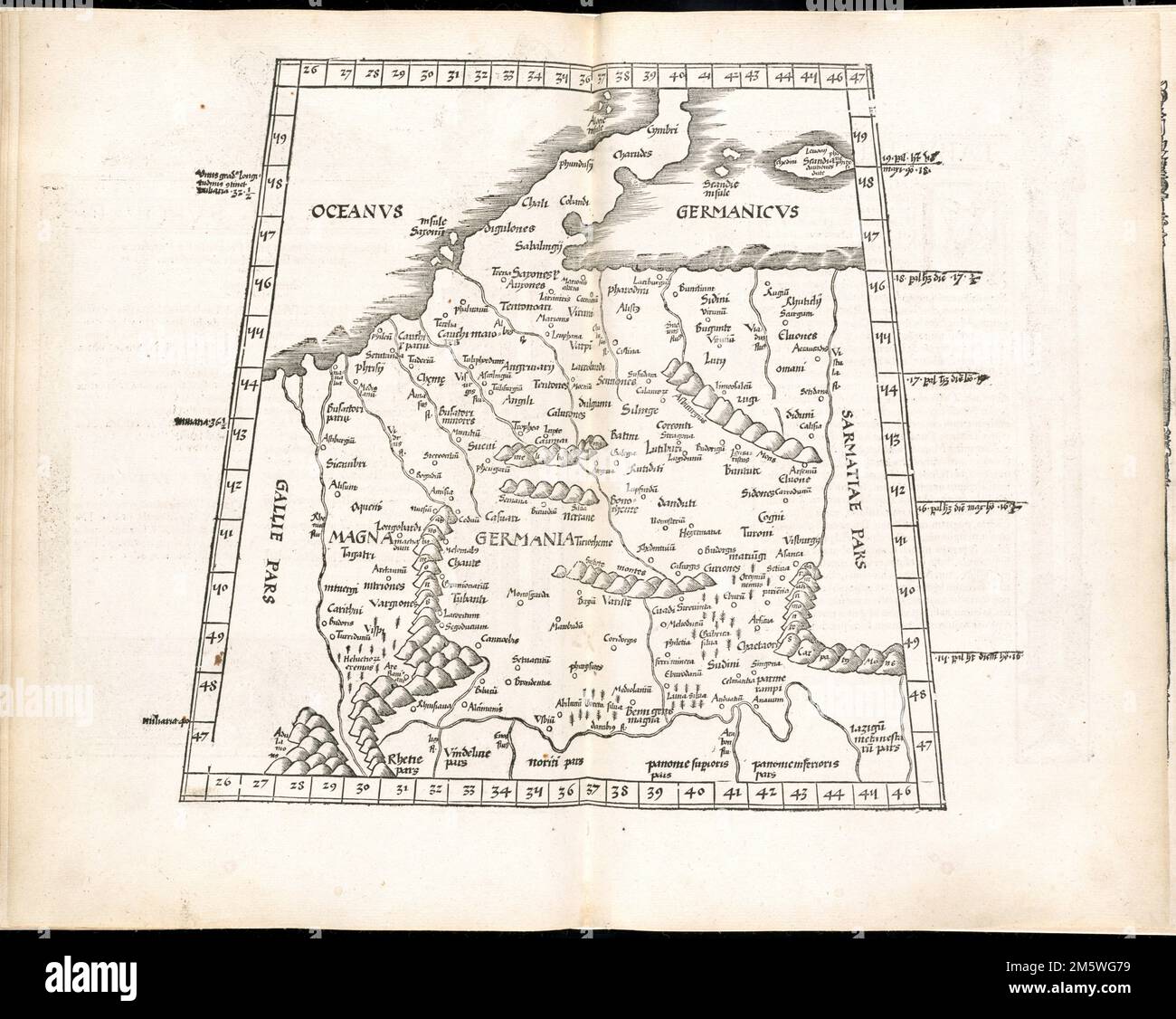 Ancient germania map hi-res stock photography and images - Alamy