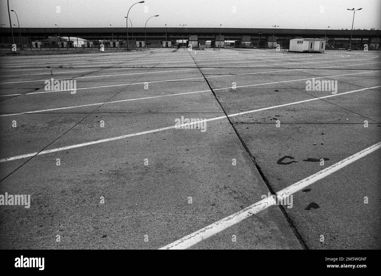 Entry control point building Black and White Stock Photos & Images - Alamy