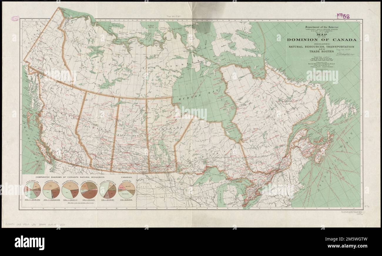 Map of the Dominion of Canada : indicating natural resources ...