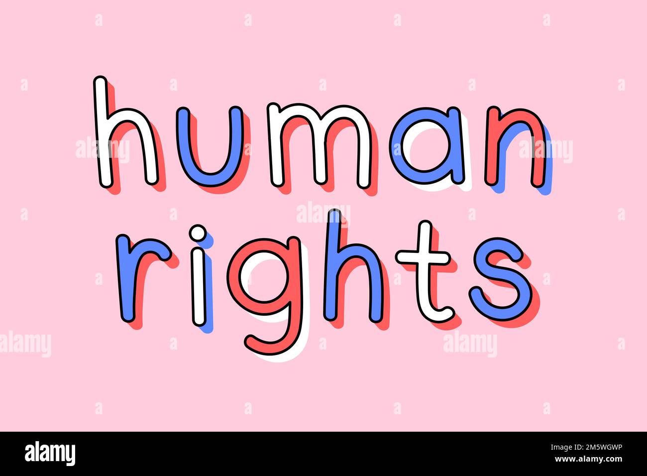 Human rights declaration text Stock Vector Images - Alamy