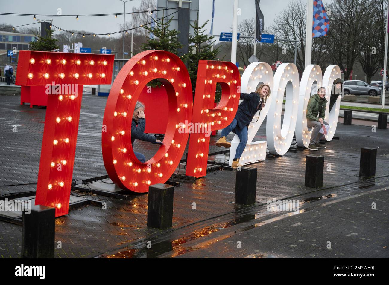 Hilversum, Netherlands. 31st Dec, 2022. HILVERSUM - The letters of the ...
