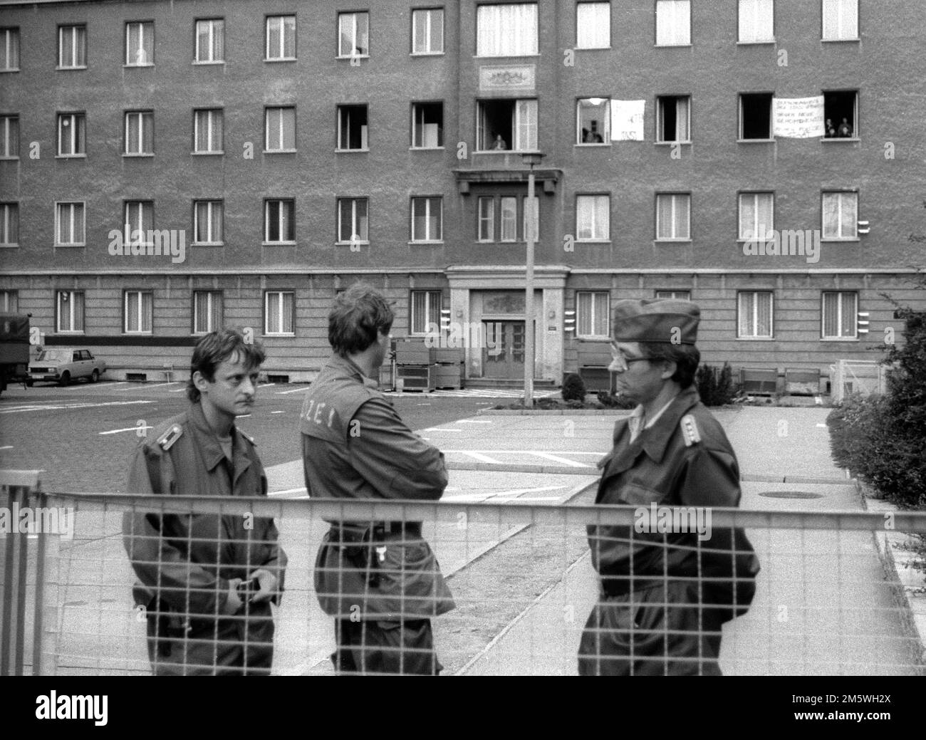 Germany, Berlin, 16 September 1990, occupation of the Stasi ...