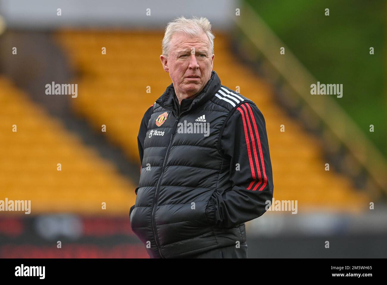 Steve McClaren arrives ahead of the Premier League match Wolverhampton ...