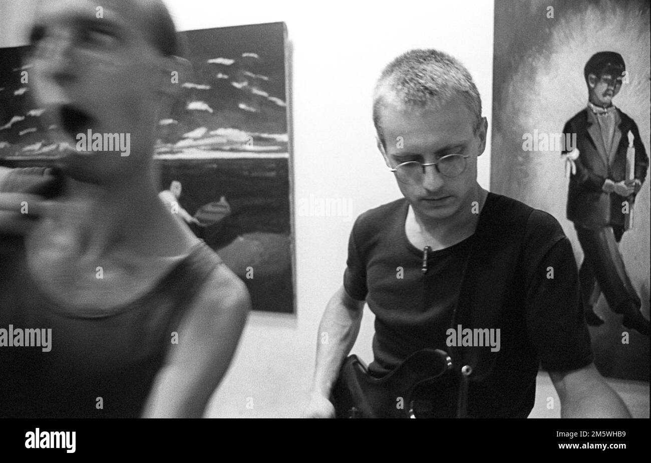 GDR, Berlin, 07. 08. 1989, punk concert for an exhibition opening at ...