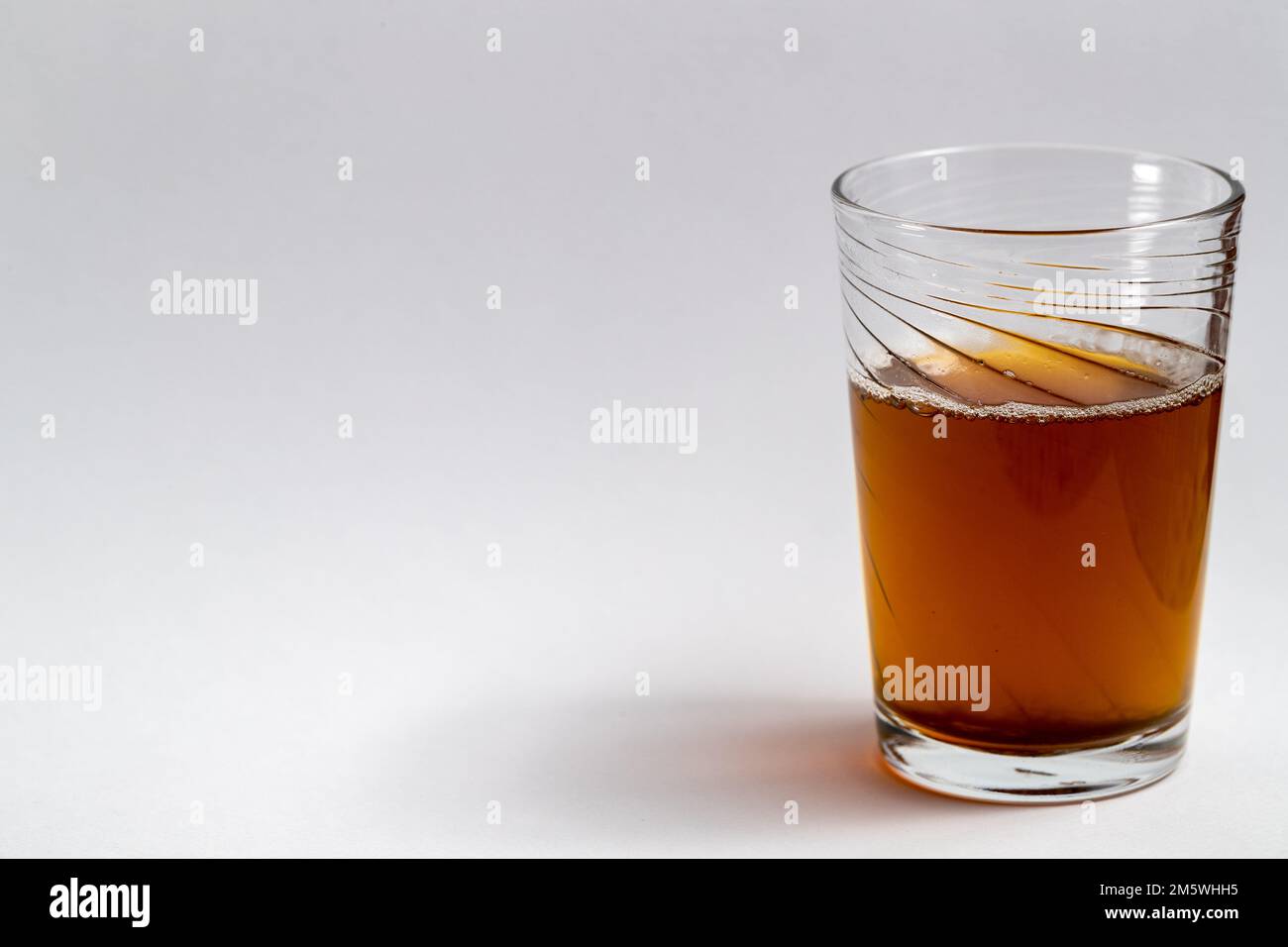 Glass beverage tea foam hi-res stock photography and images - Alamy