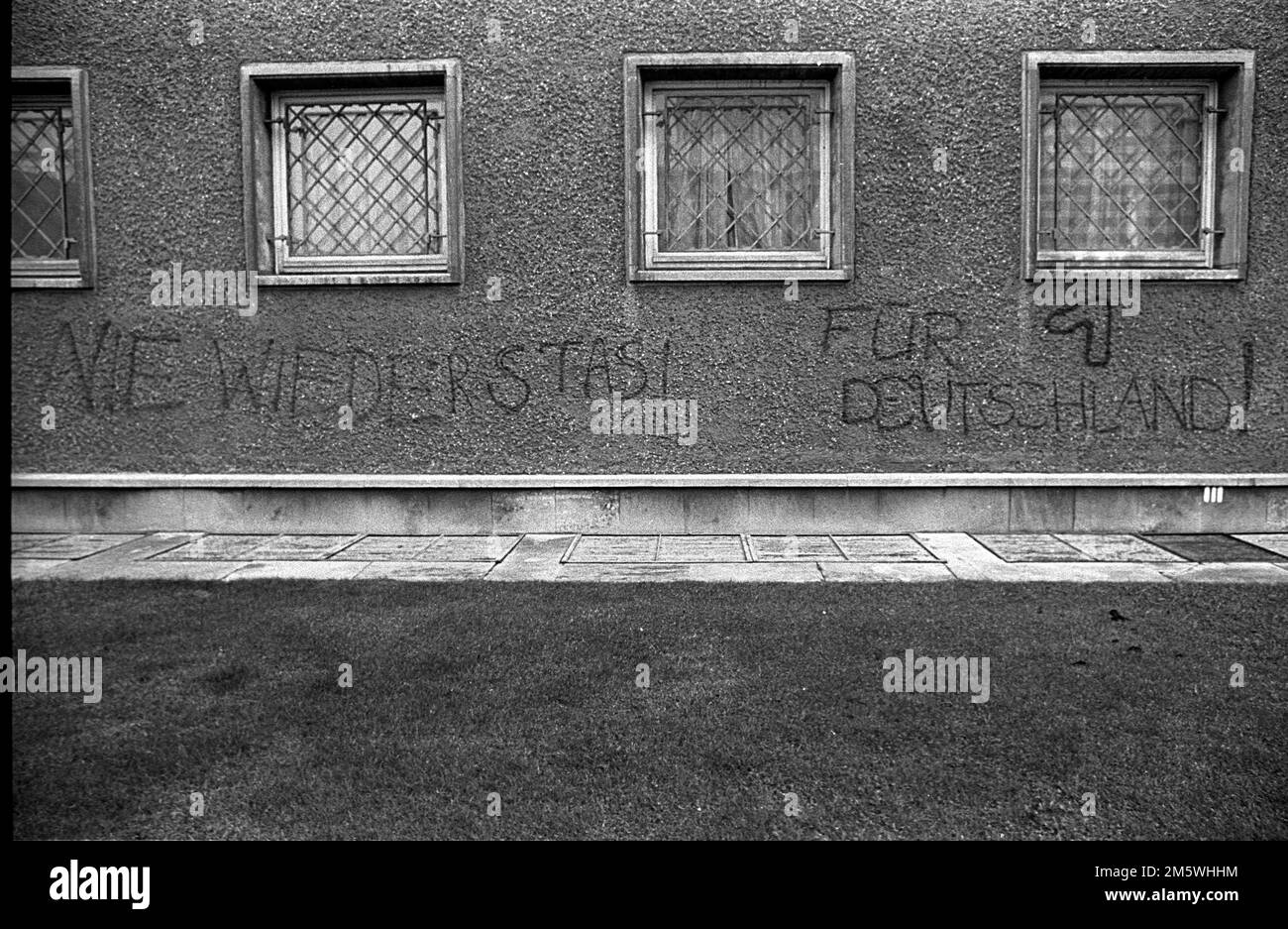Berlin germany building stasi headquarters Black and White Stock Photos ...