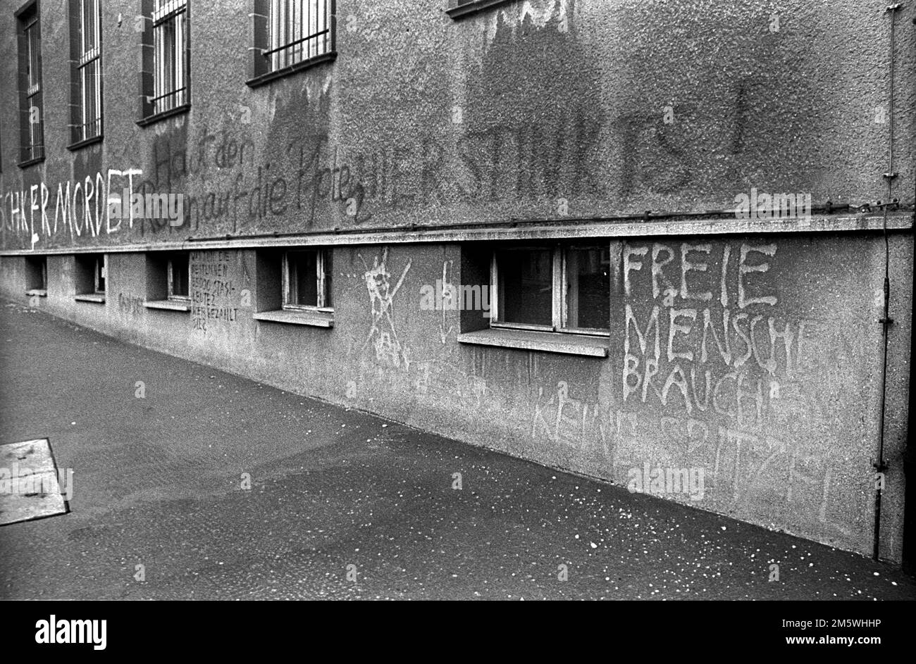 GDR, Berlin, 19 February 1990, headquarters of the GDR's State Security ...