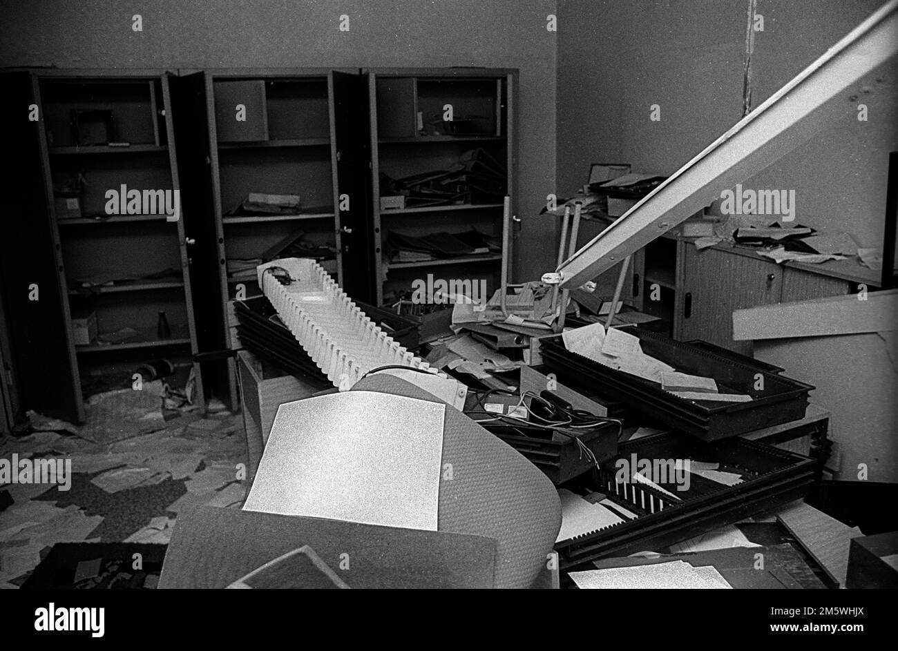 GDR, Berlin, 19 February 1990, headquarters of the GDR State Security ...
