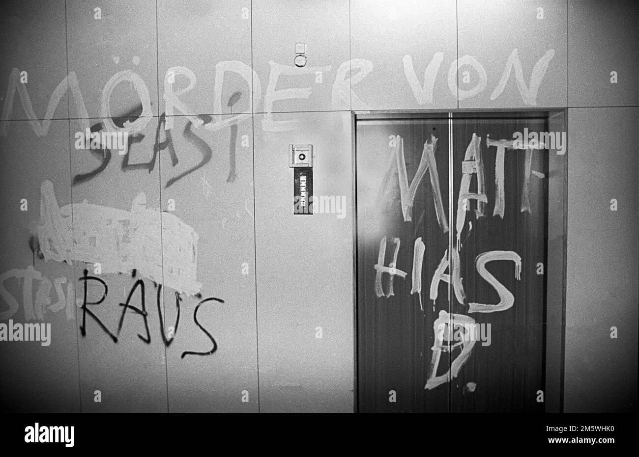 GDR, Berlin, 19 February 1990, Headquarters of the GDR State Security ...