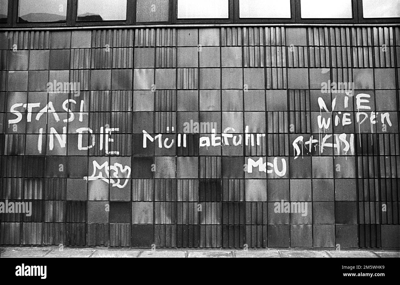 Berlin germany building stasi headquarters Black and White Stock Photos ...