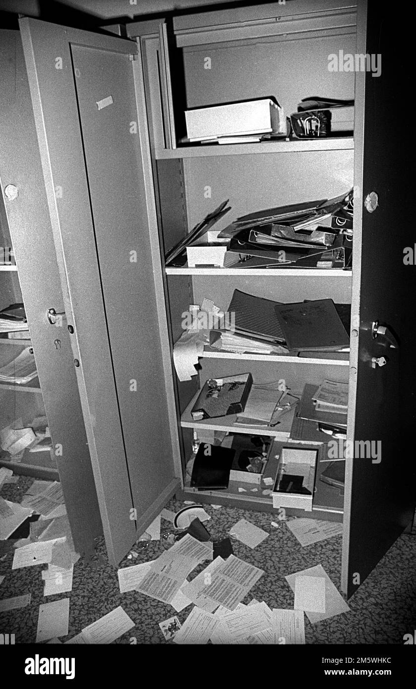 GDR, Berlin, 19 February 1990, headquarters of the GDR State Security ...