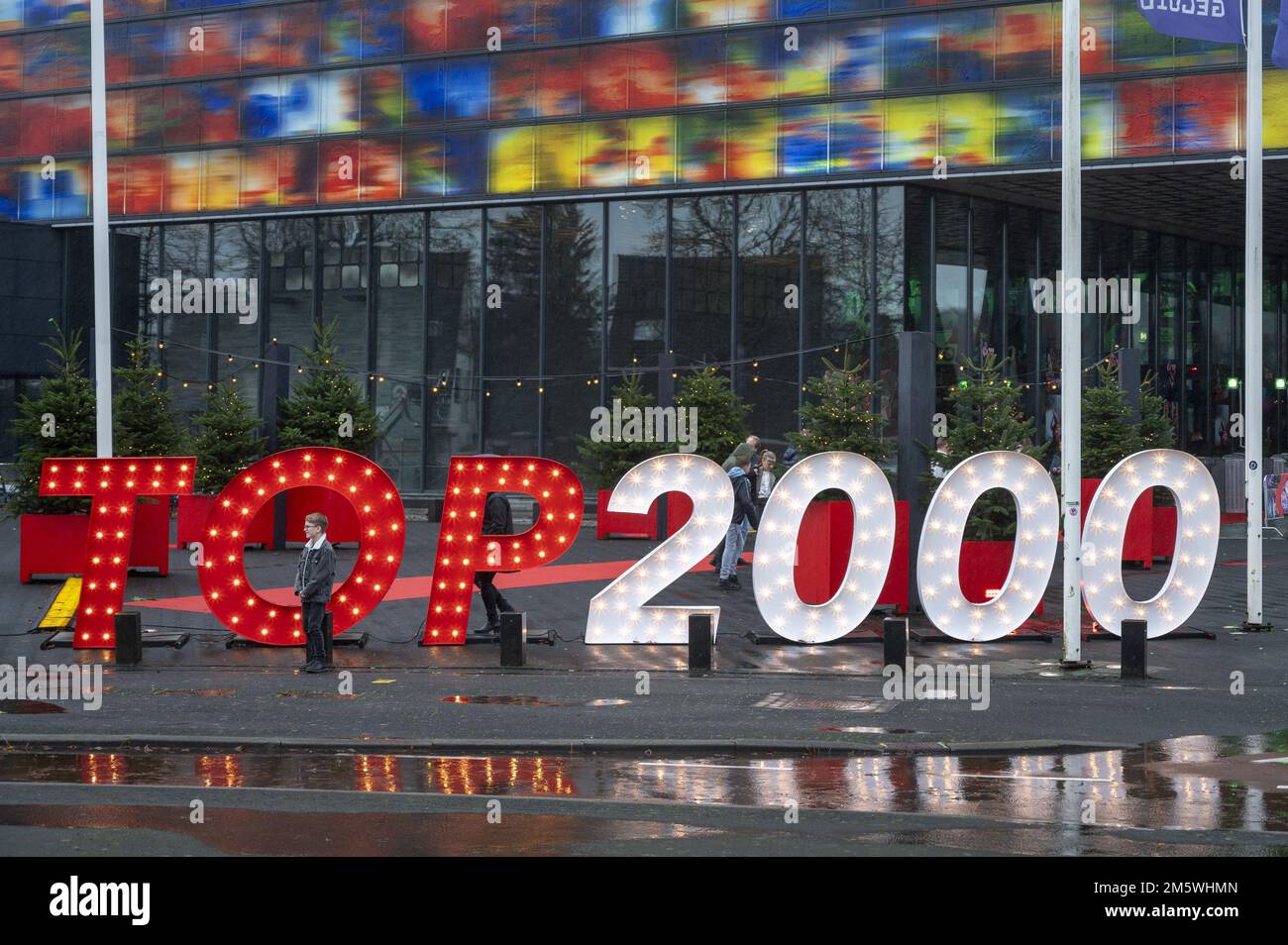 Hilversum, Netherlands. 31st Dec, 2022. HILVERSUM - The letters of the ...