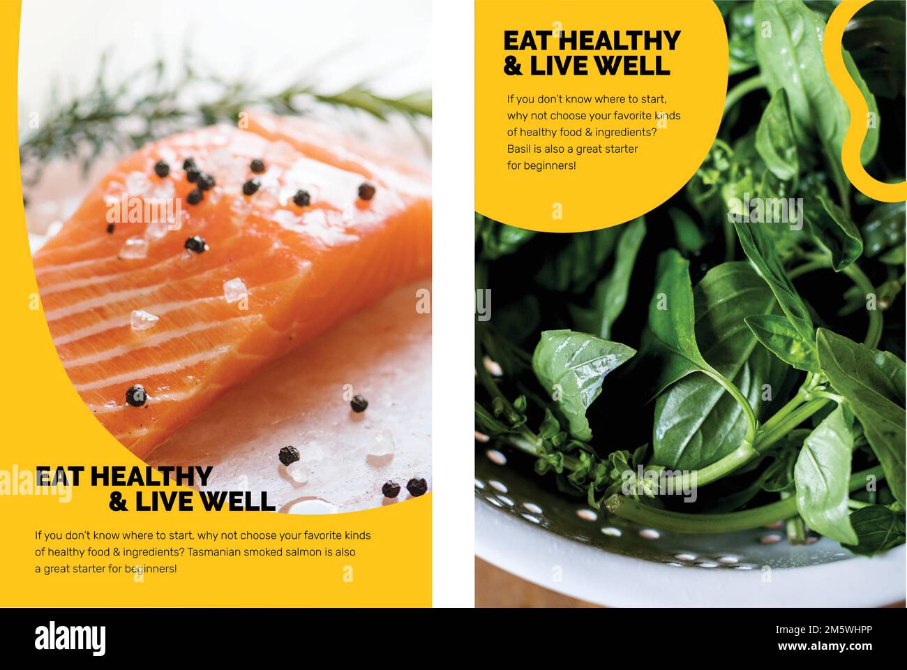 Healthy diet template vector marketing lifestyle poster collection ...
