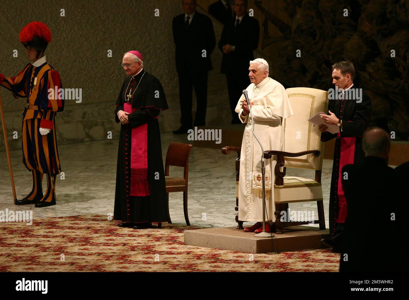 Pope Benedict XVI, Joseph Ratzinger, Vatican City, Italy Stock Photo ...