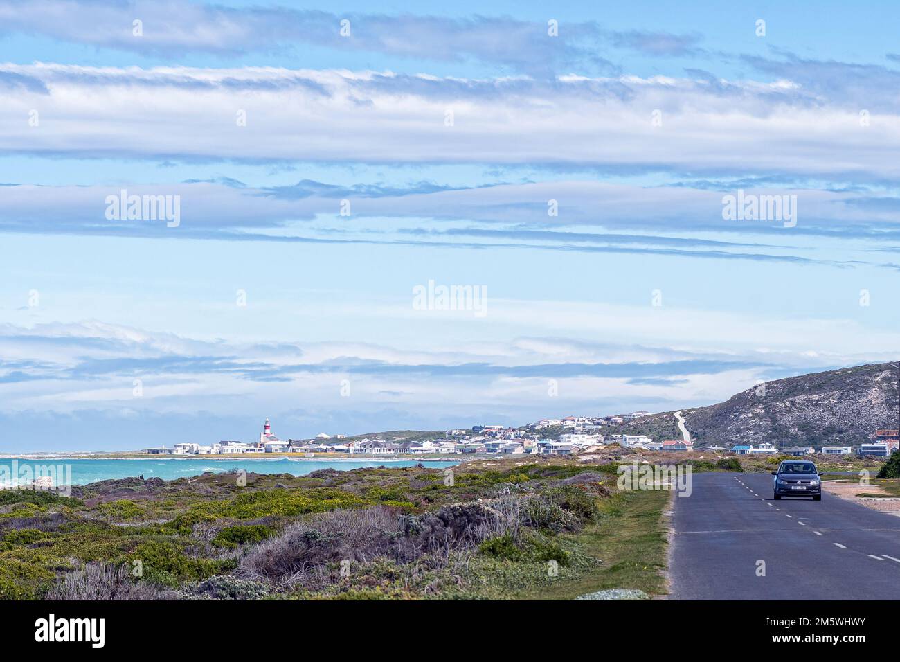 L'Agulhas, South Africa - Sep 22, 2022: View of L'Agulhas town and ...
