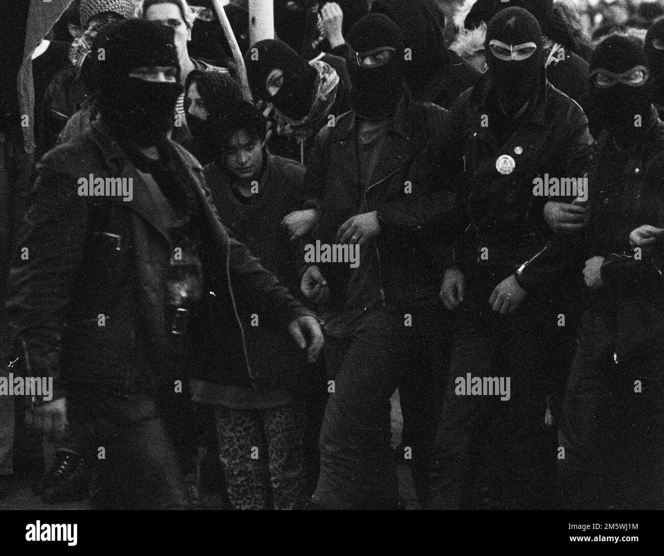 Germany, Berlin, 03. 10. 1990, Alexanderplatz, first autonomous ...