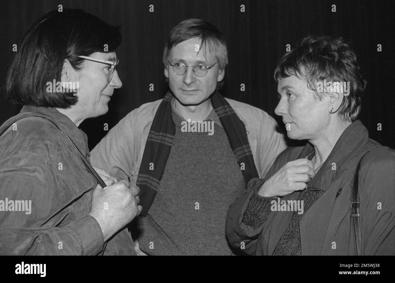 Germany, Berlin, 14 March 1991 (from left to right) Christa Wolf, Klaus ...
