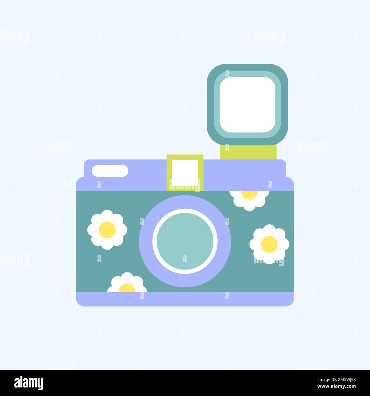 Cute analog camera sticker vector Stock Vector Image & Art - Alamy