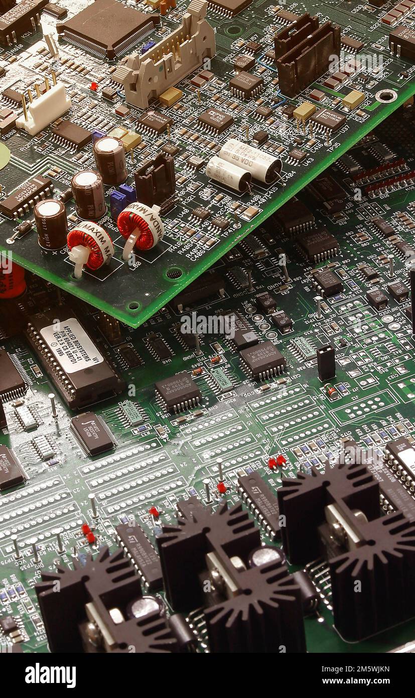 E-waste. circuit boards for recycling by sims eindhoven holland ...