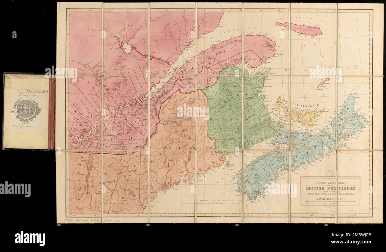 North America : British provinces of New Brunswick, Nova Scotia, & part ...