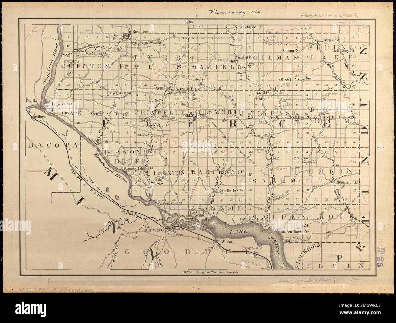 Pierce map hi-res stock photography and images - Alamy