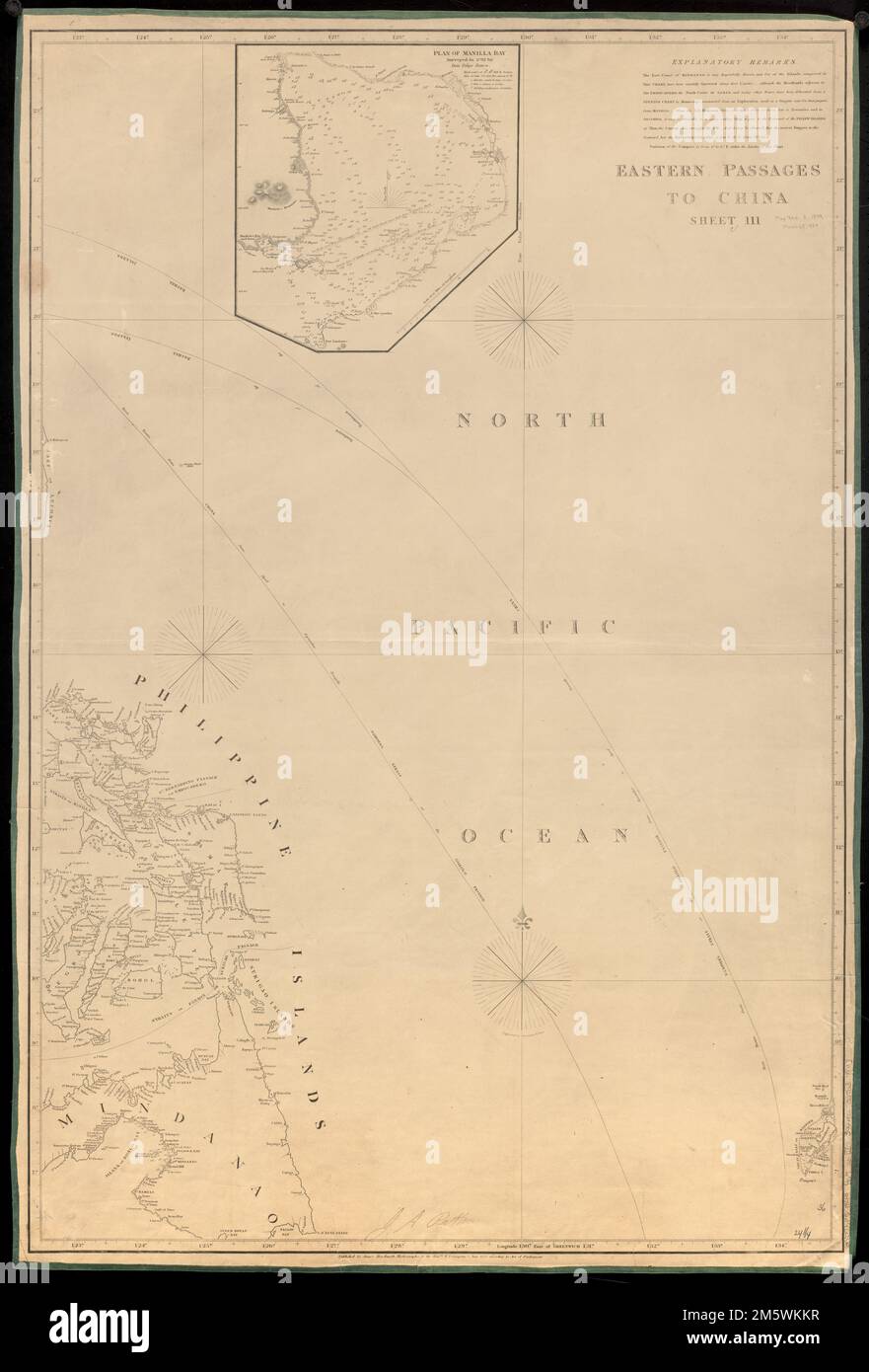 Eastern passages to China. Shows Java Sea and various straits in ...