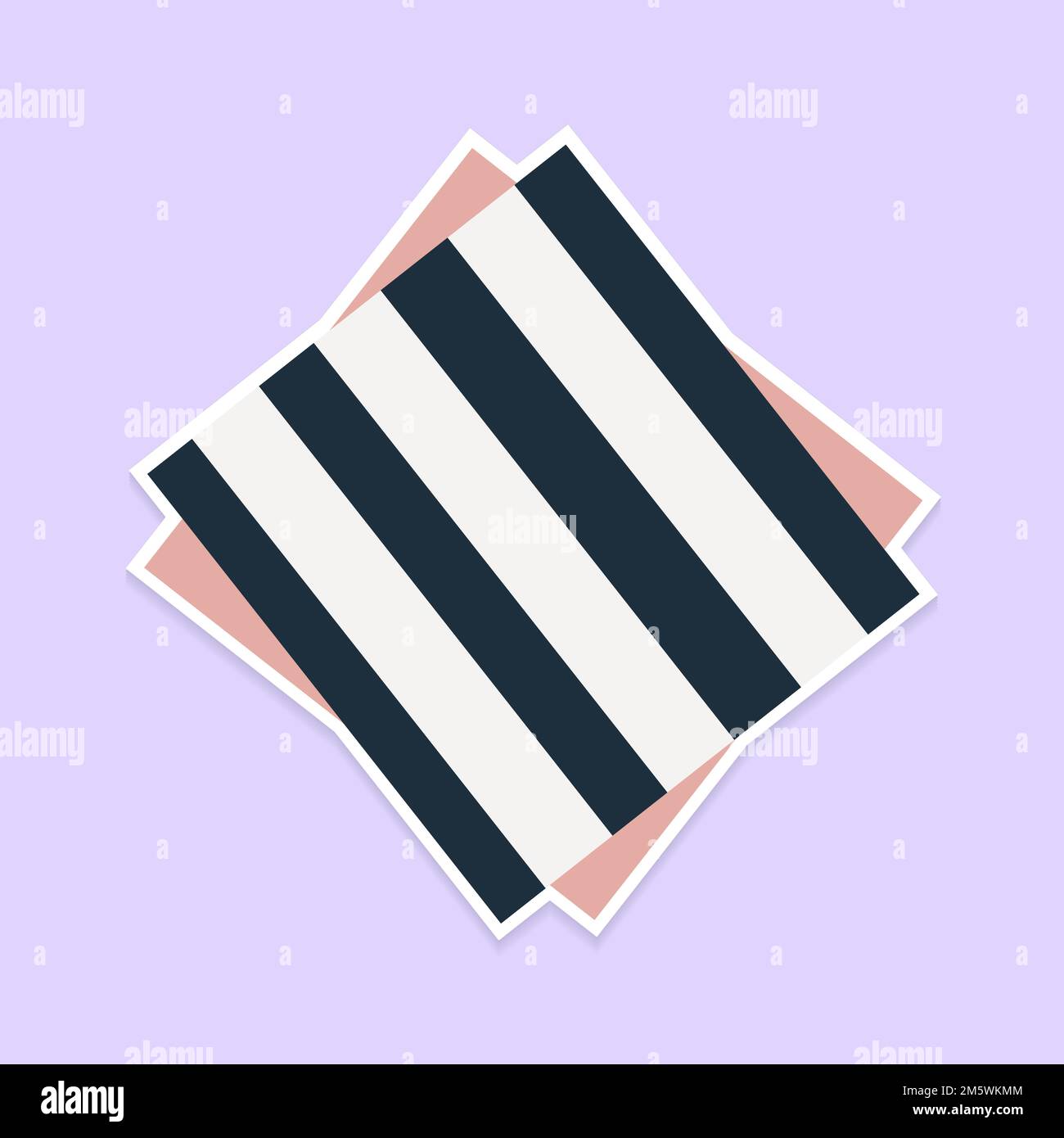 Vector pastel place mat sticker clipart Stock Vector Image & Art - Alamy