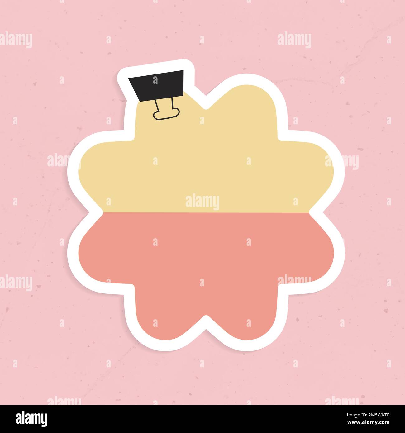 Two tone bubble shaped reminder note sticker vector Stock Vector Image ...