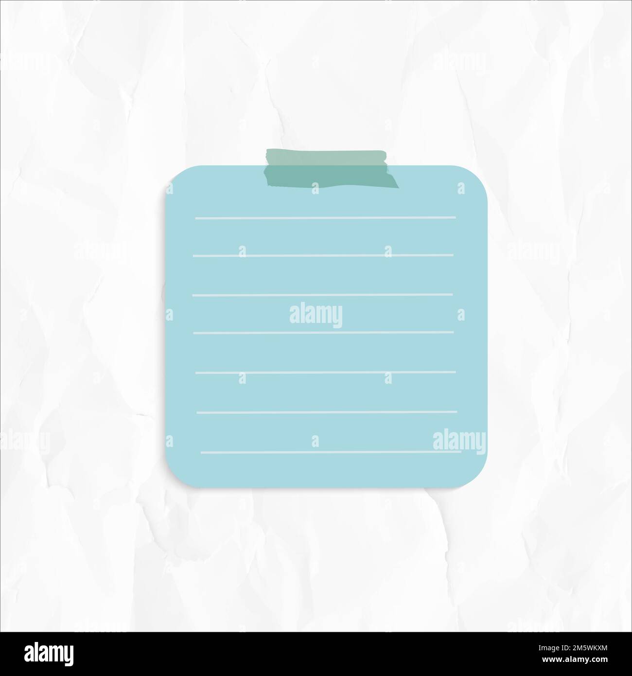 Blue reminder note sticker vector Stock Vector Image & Art - Alamy