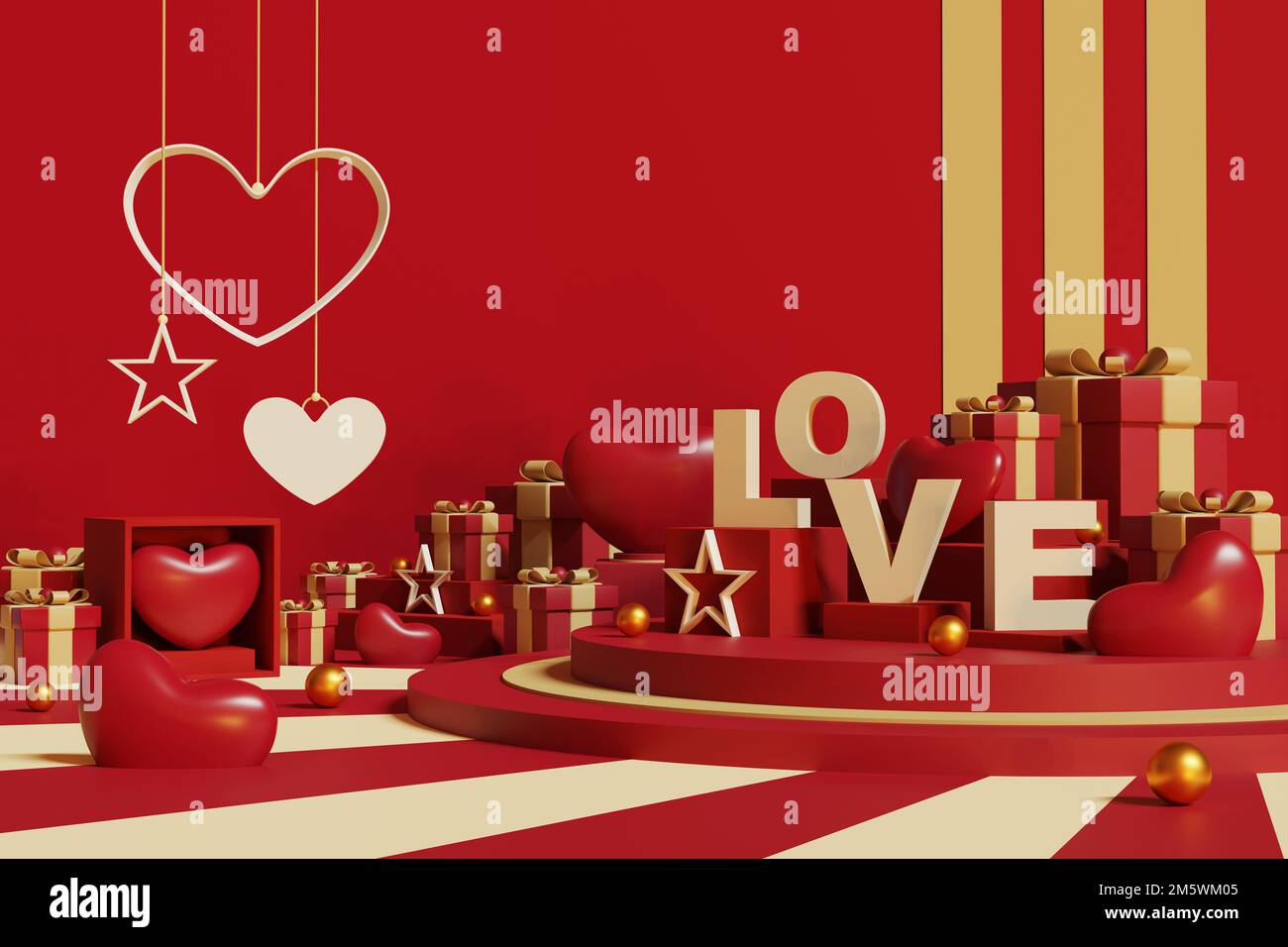 Happy valentine's day background. Abstract background minimal style for ...