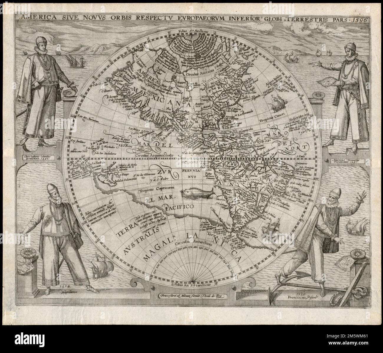 Ferdinand magellan map hi-res stock photography and images - Alamy