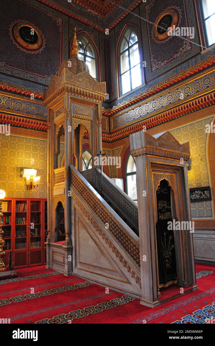 Yildiz Hamidiye Mosque, located in Istanbul, Turkey, II. It was built ...