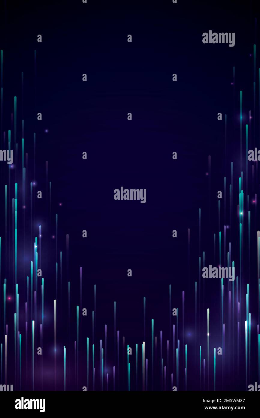 Colorful neon meteor background design vector Stock Vector Image & Art ...