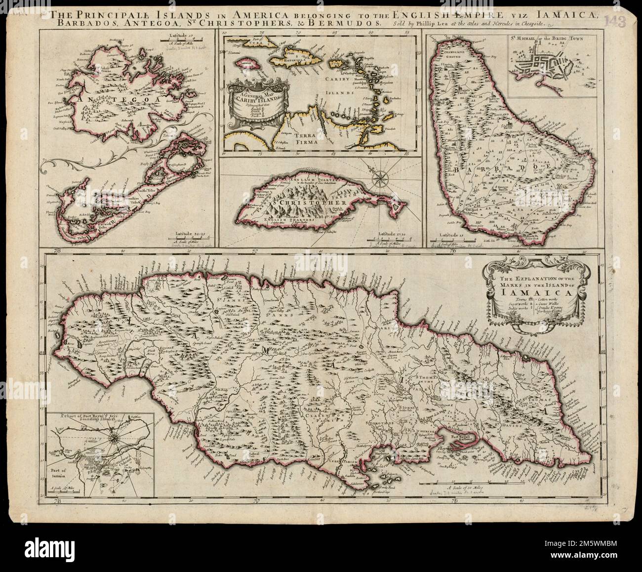 The principall islands in America belonging to the English empire viz ...