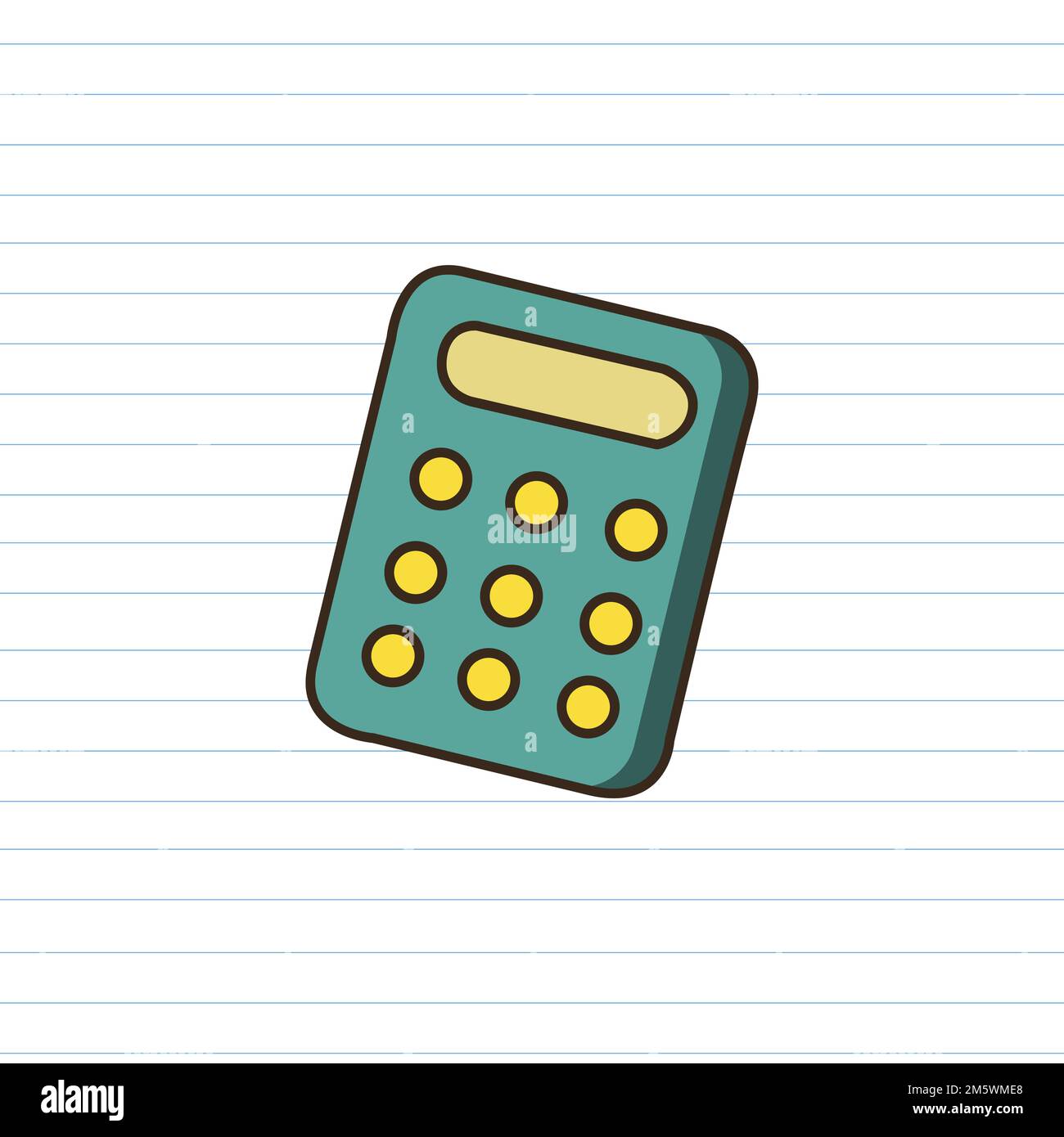 Green school calculator design vector Stock Vector Image & Art - Alamy
