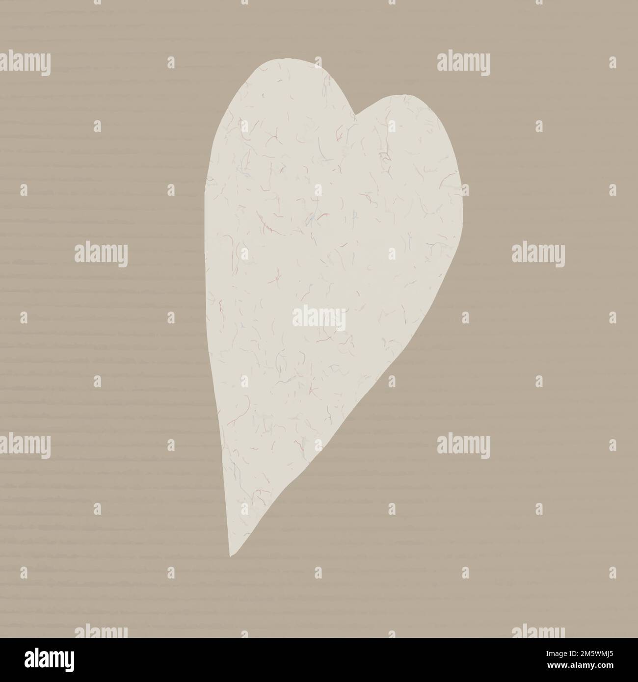 Beige heart shape element vector Stock Vector Image & Art - Alamy