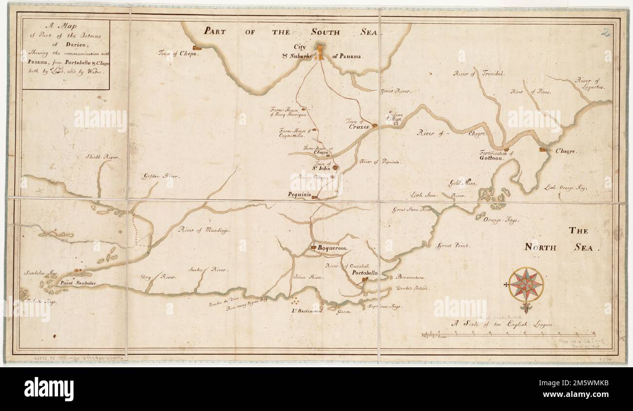 A map of part of the Isthmus of Darien : shewing the communication with ...