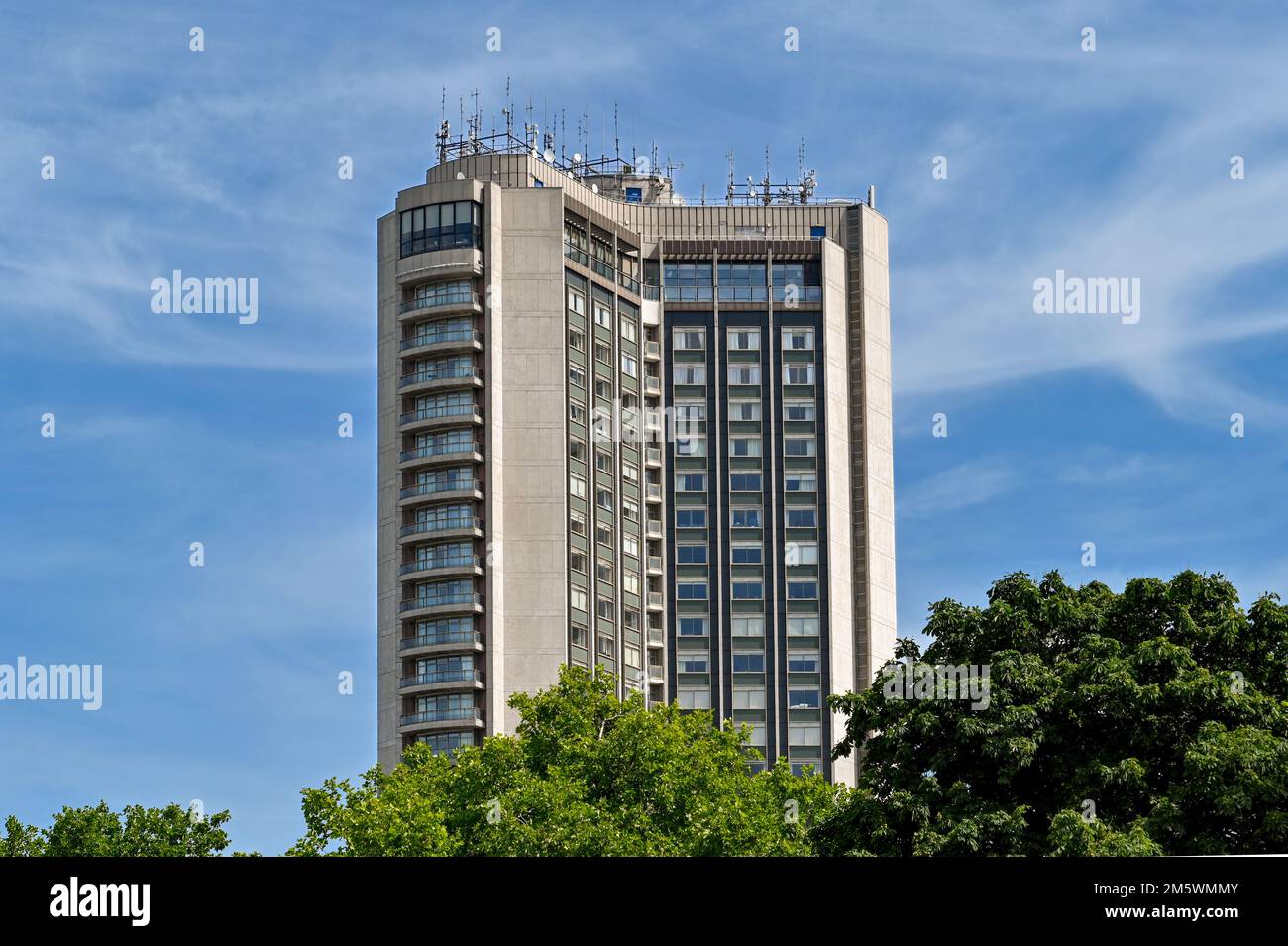 London, England, UK - June 2022: Exterior view of the tower ...