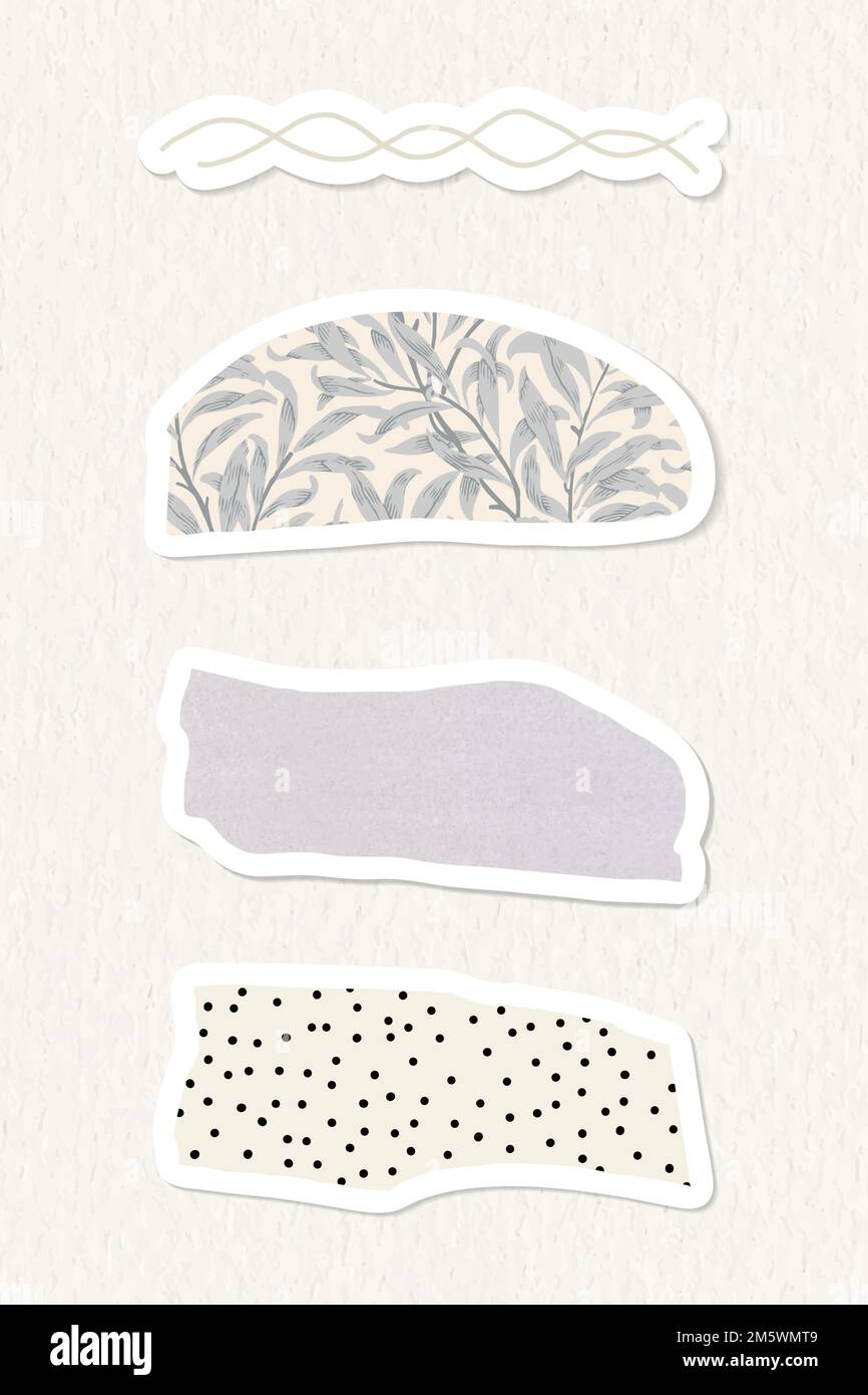 Patterned banner set vector Stock Vector Image & Art - Alamy