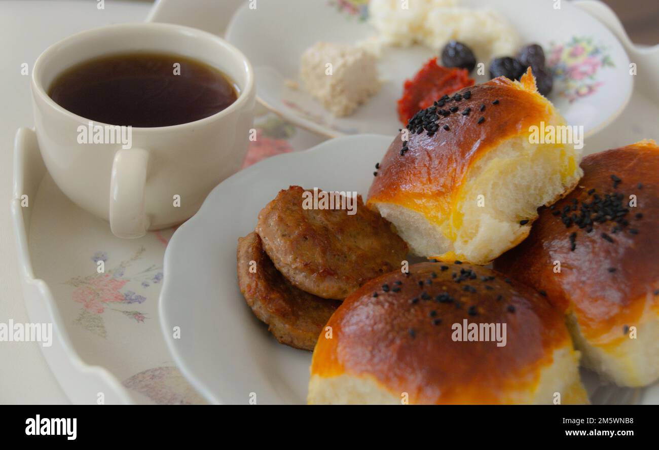 Full english breakfast cup of tea hi-res stock photography and images ...