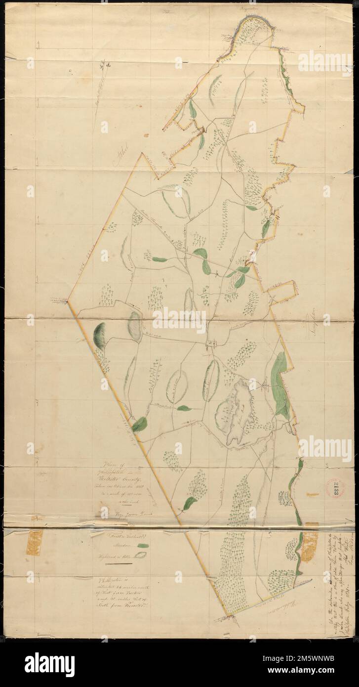 Plan of Phillipston made by Jason Lamb, dated November 1830 ...