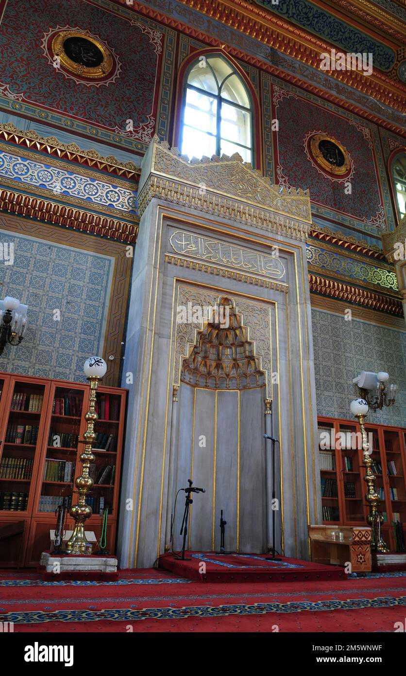Yildiz Hamidiye Mosque, located in Istanbul, Turkey, II. It was built ...