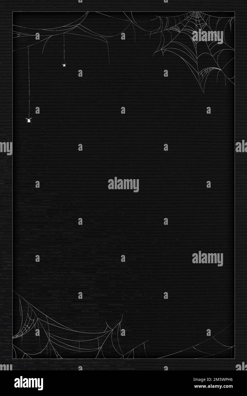 Spider web element onblack background template vector Stock Vector ...