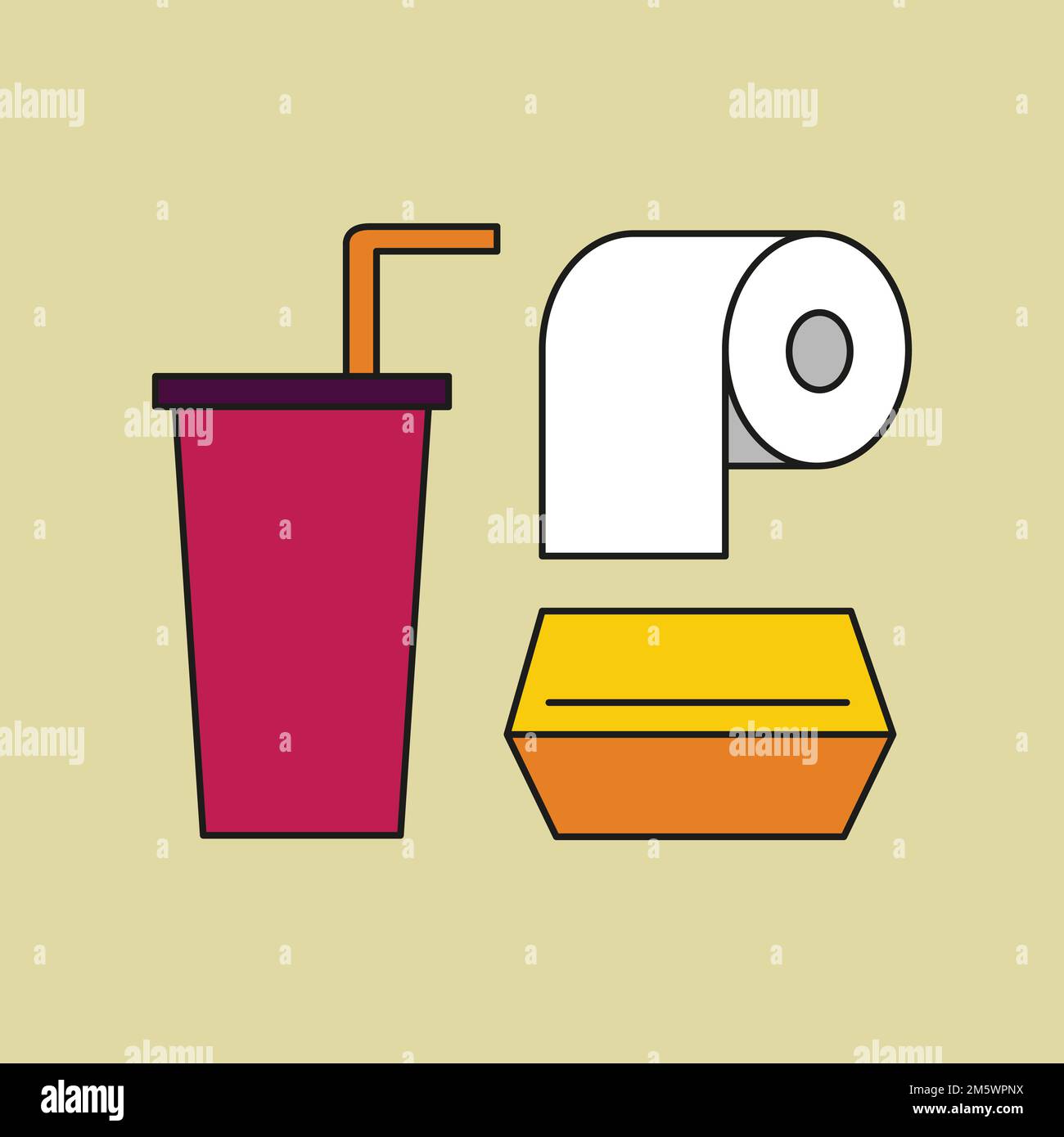 General waste Stock Vector Images - Alamy