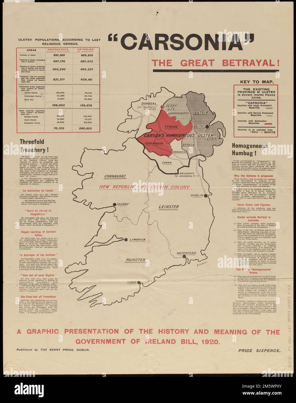 Carsonia the great betrayal!. A graphic presentation of the history and ...