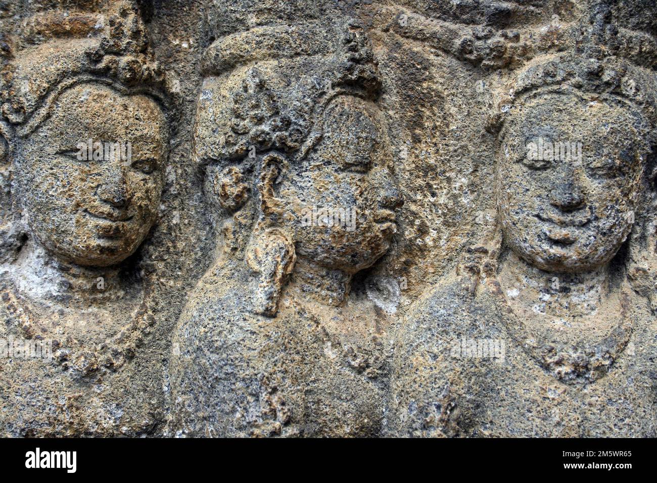 Borobudur stone carving women hi-res stock photography and images - Alamy