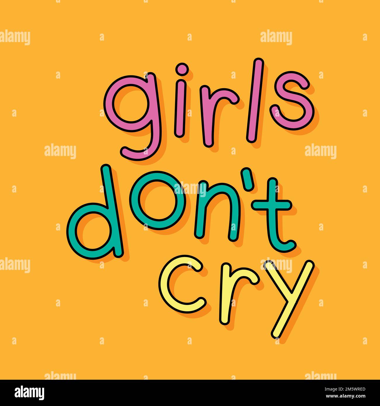 Cry font Stock Vector Images - Alamy