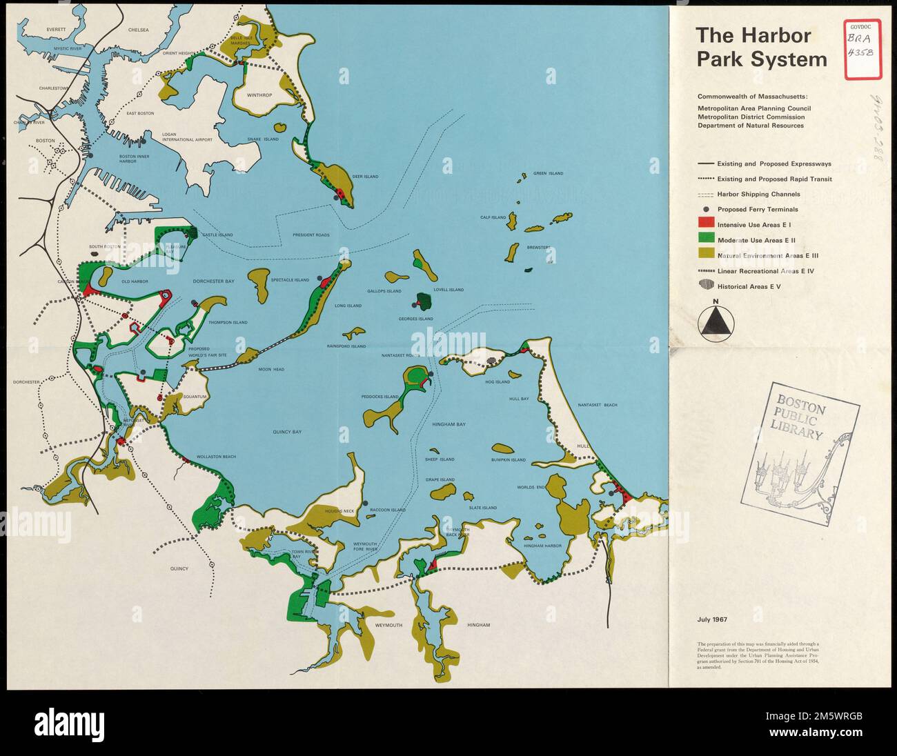 The Harbor Park system.. Depicts the following: existing and proposed ...