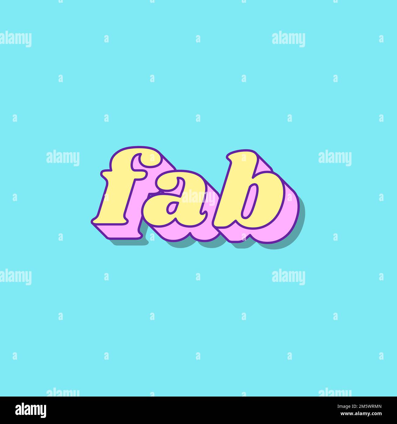 Fab word retro typography vector Stock Vector Image & Art - Alamy Fab word retro typography vector Stock Vector Image & Art - Alamy
